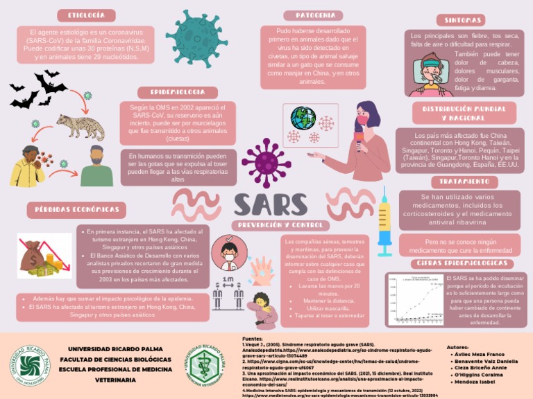Infografía SARS | PDF | Especialidades Medicas | Enfermedades virales
