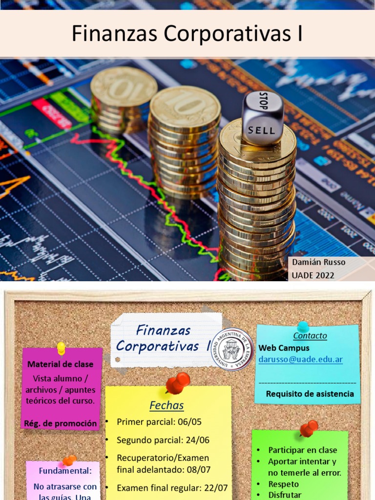 Clase 6 Finanzas Corporativas I ViTM | Descargar gratis PDF | Deuda | Compartir (Finanzas)