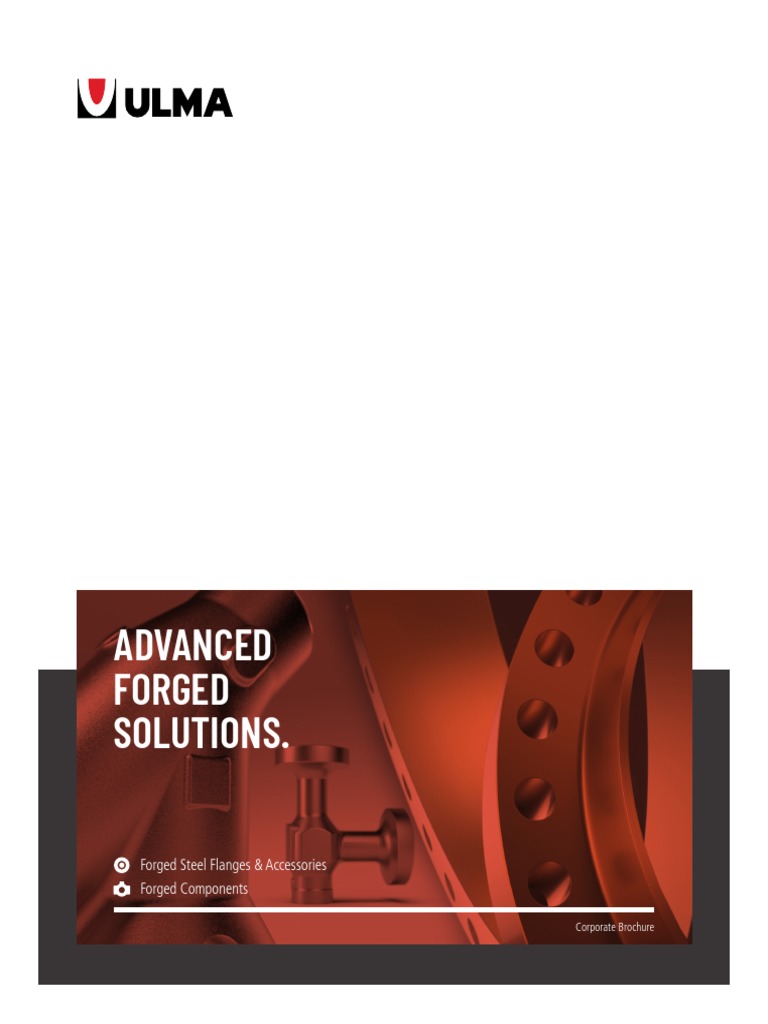 ULMA Advanced Forged Solutions Corporate Brochure | PDF | Forging | Welding
