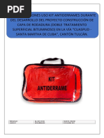 Check List Kit Antiderrames | PDF