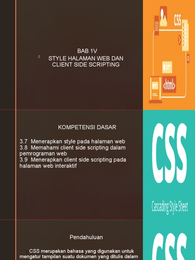 Bab Iv Style Halaman Web Dan Client Side Scripting | PDF