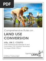 Philippine Land Use Reclassification | PDF | Zoning | Agriculture