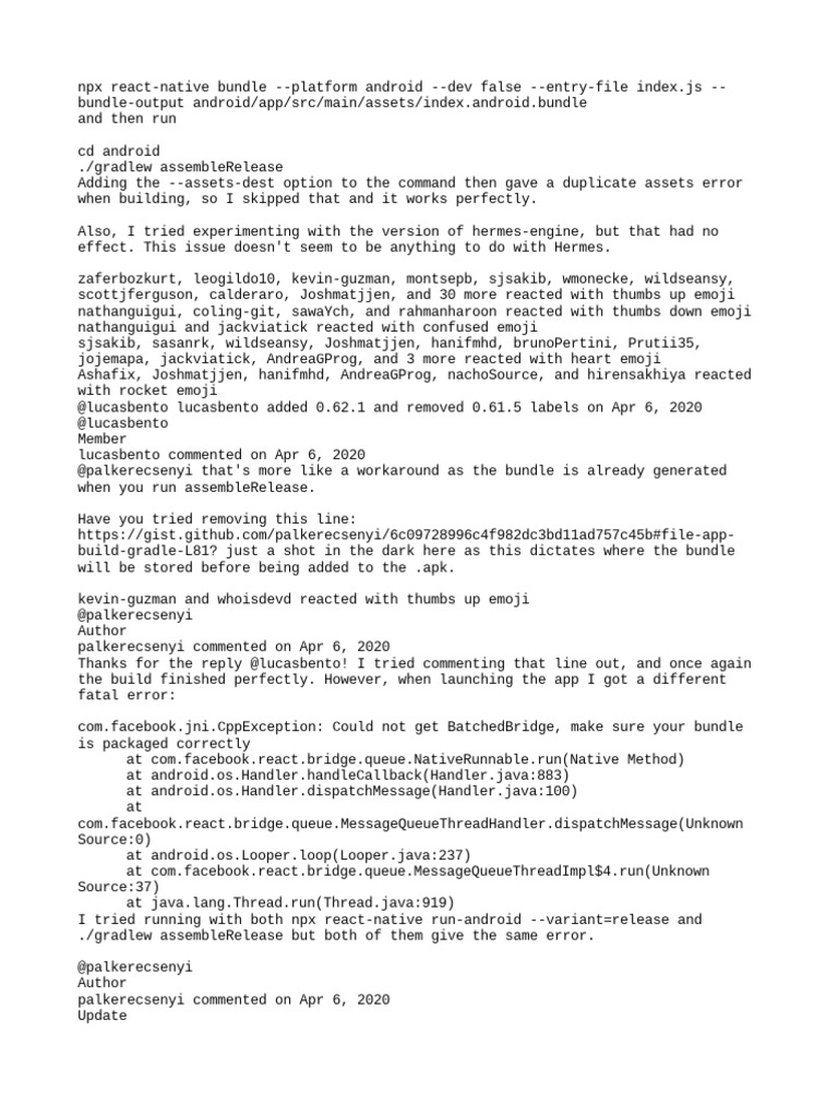 React Native Android Build Fixes | PDF | Android (Operating System) | Mobile App