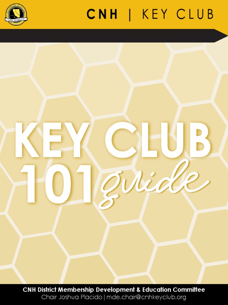 (Compressed) 2022-23 Key Club 101 Guide | PDF | Non Profit Organizations | Fraternities