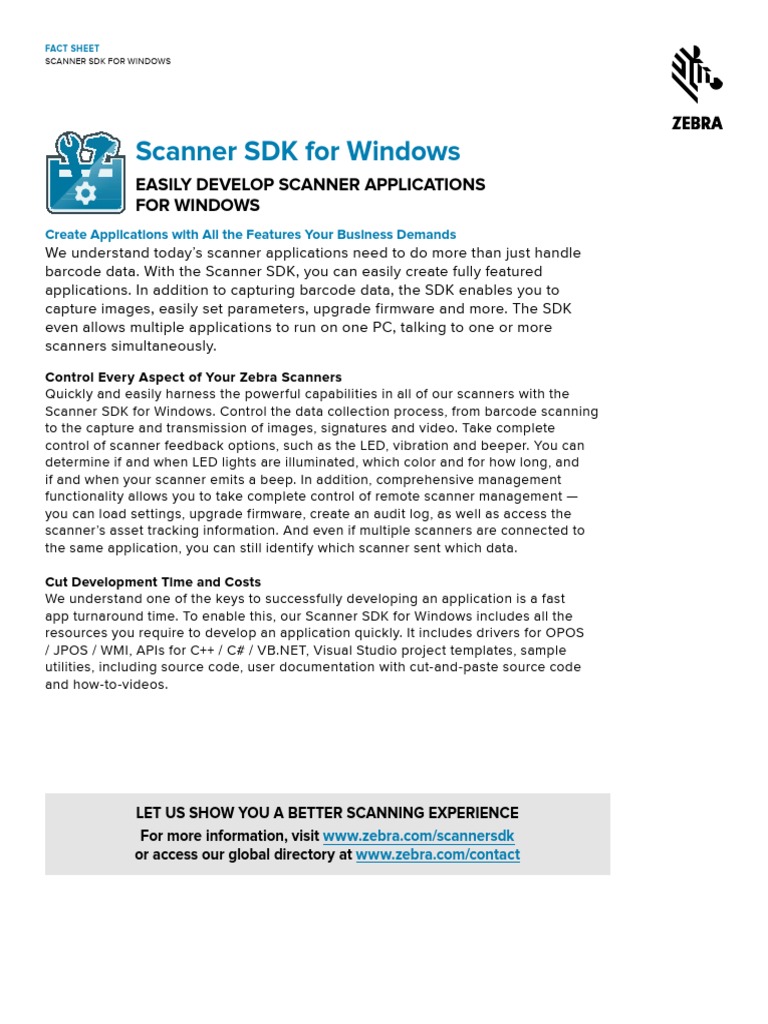 Data Capture Dna Windows Fact Sheet en Us | PDF | Image Scanner | Usb