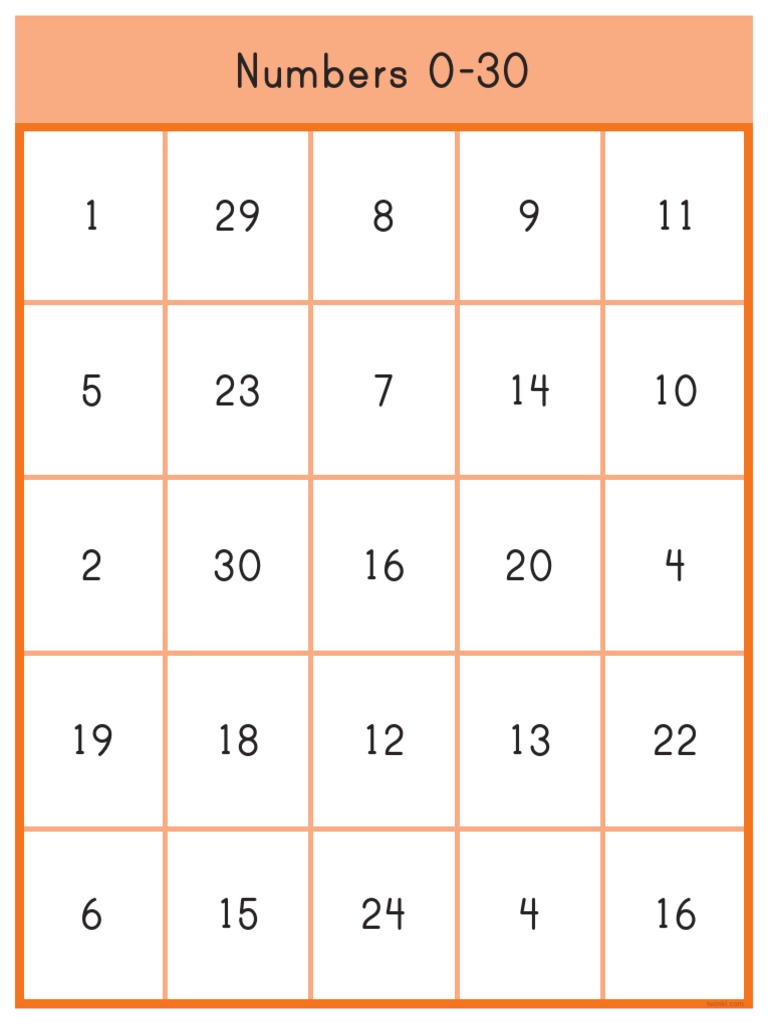 Bingo Boards | PDF