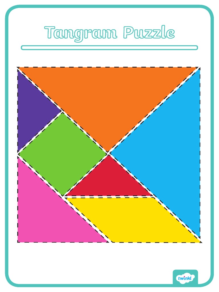 Tangram Display Cut Outs Ver 1 | PDF