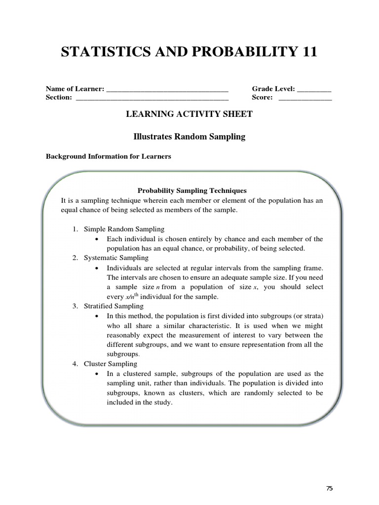 WEEK-5 Final | PDF | Sampling (Statistics) | Statistics