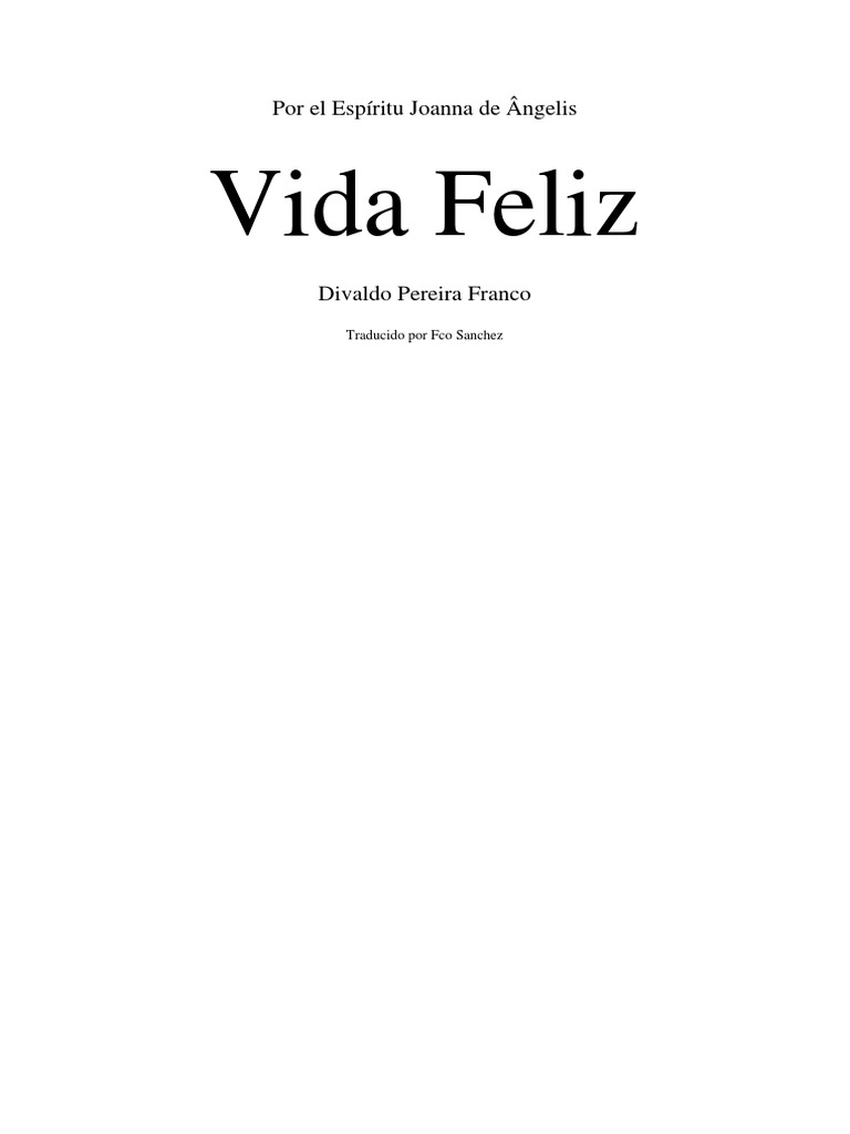 Vida Feliz | PDF | Amor | Mente