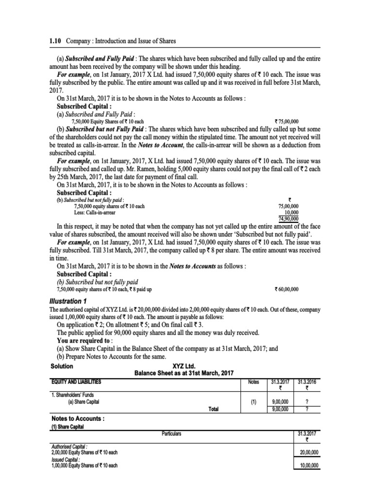 Corporate Accounting (M Hanif A Mukherjee) 10 | PDF | Equity (Finance ...