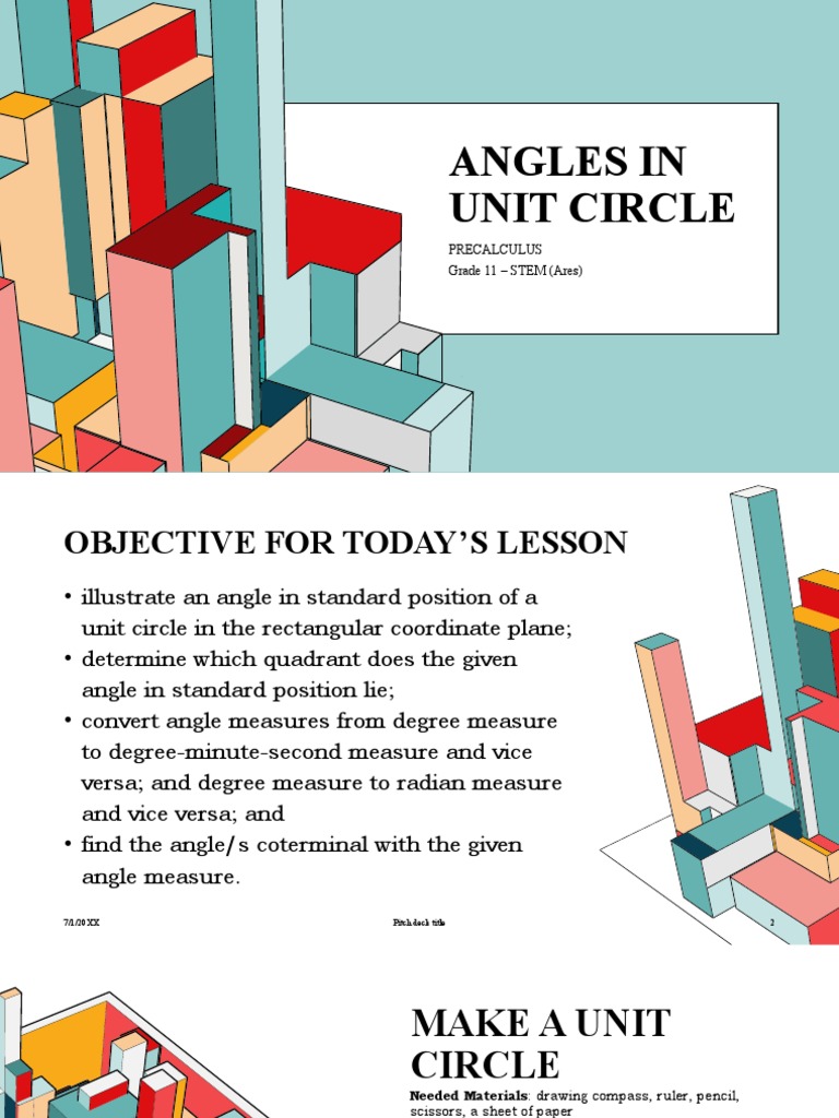 Anles in Unit Circle (Autosaved) | Download Free PDF | Angle | Minute And Second Of Arc