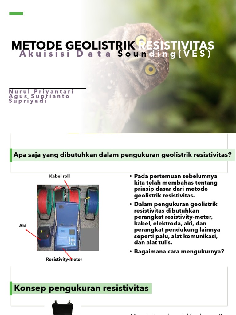 2020b-Akuisisi Data Dan Interpretasi Geolistrik 1D | PDF