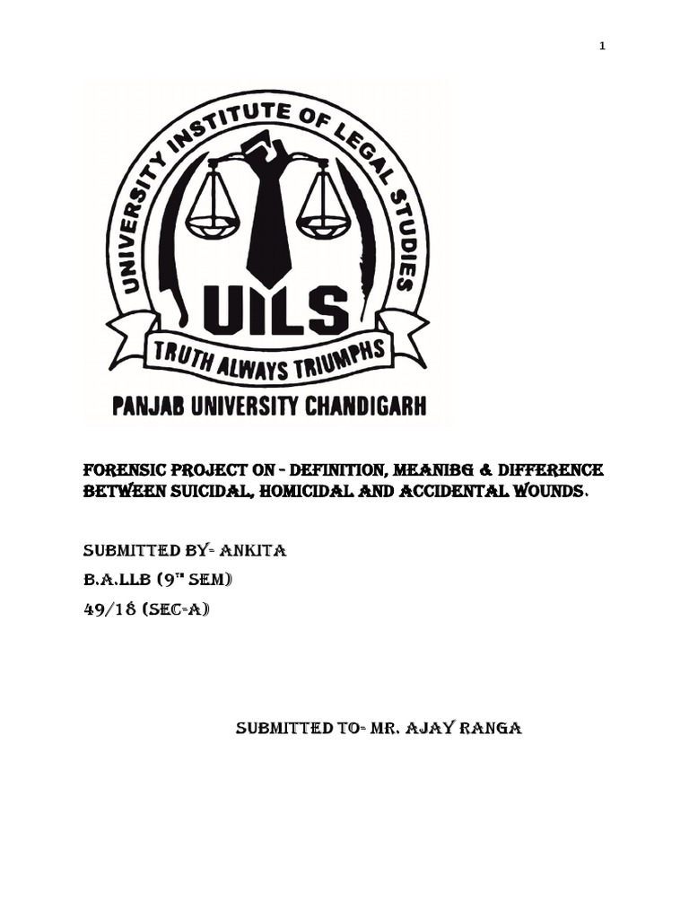 Forensic Project | PDF | Burn | Wound