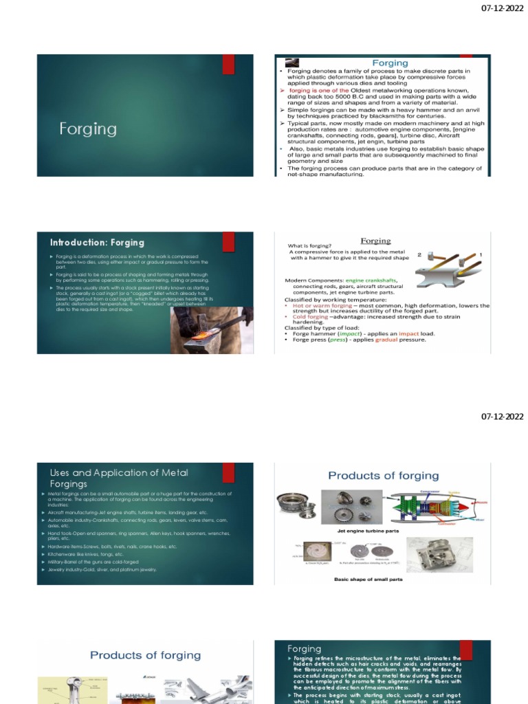 Forging | PDF | Forging | Stress (Mechanics)