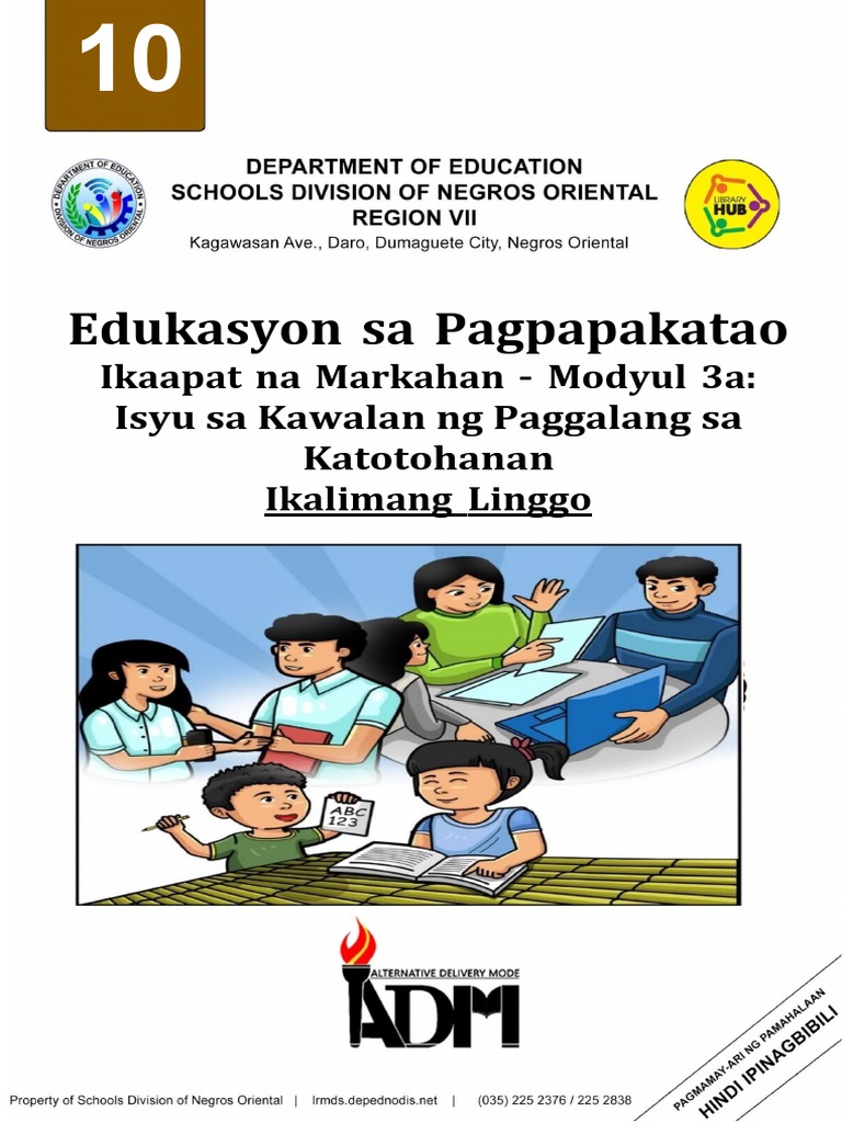 ADM - ESP 10 - WK 05 - Q4 - Module 3a889 | PDF