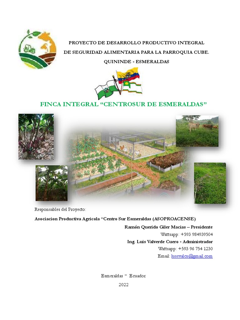 PROYECTO FINCA INTEGRAL Corregido | PDF | Agricultura | Fertilizante