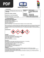 Brasso - MSDS PDF | PDF | Fires | Firefighting