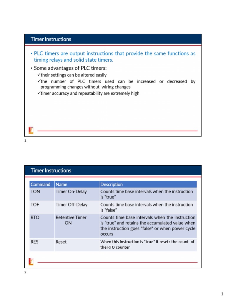 6 Timer Pdf Timer Programmable Logic Controller