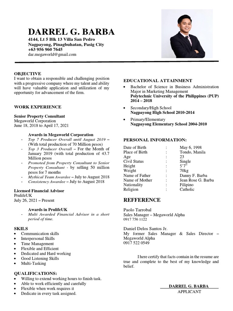 Darrel Resume January 19, 2022 | PDF | Business