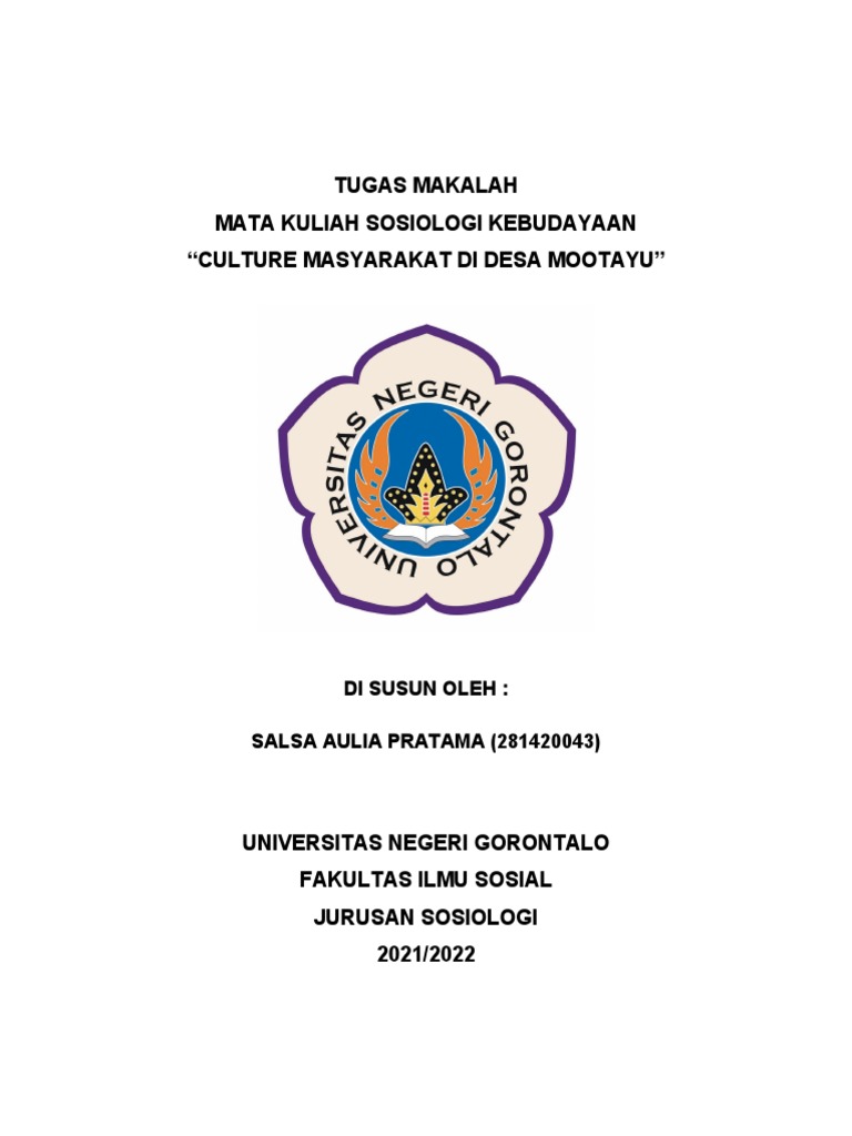 Makalah Sos Kebudayaan-Salsa Aulia Pratama | PDF