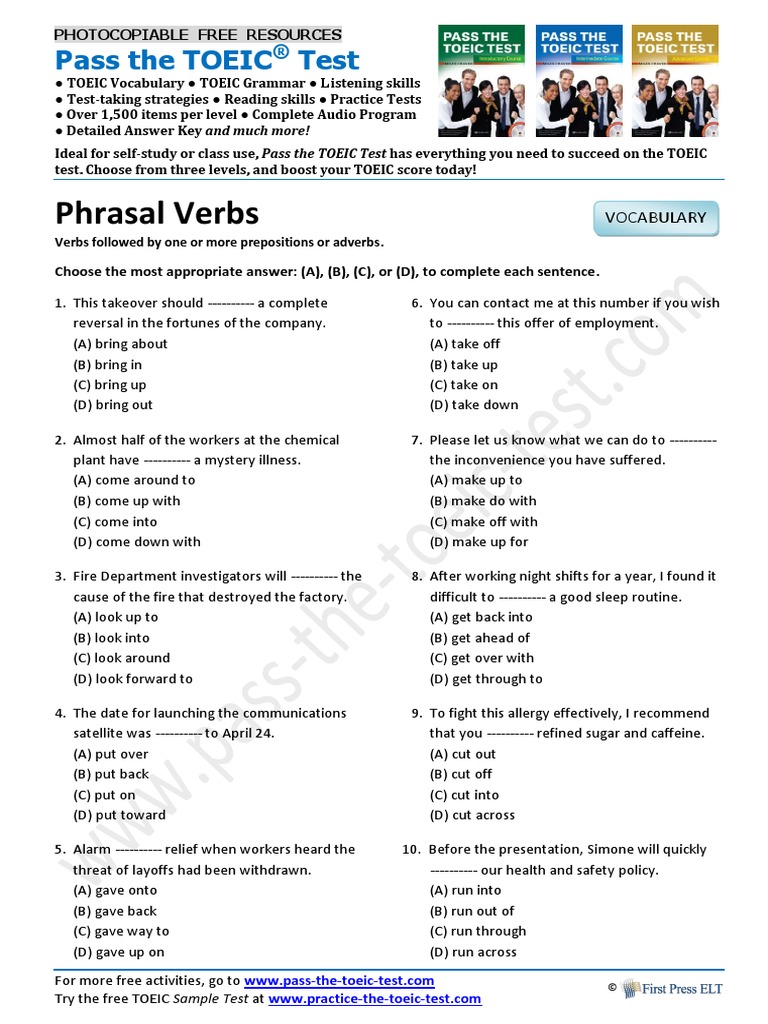 Phasal Verbs | Download Free PDF | Languages | Foreign Language Studies