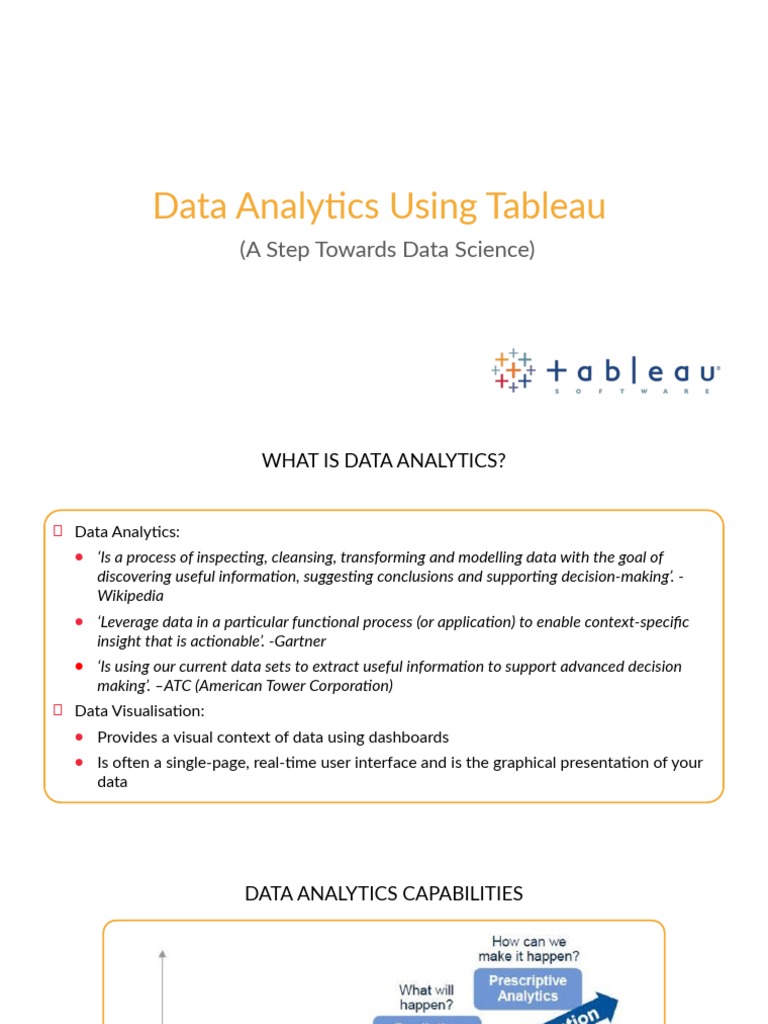 Tableau+Training v2 | PDF | Data Analysis | Data