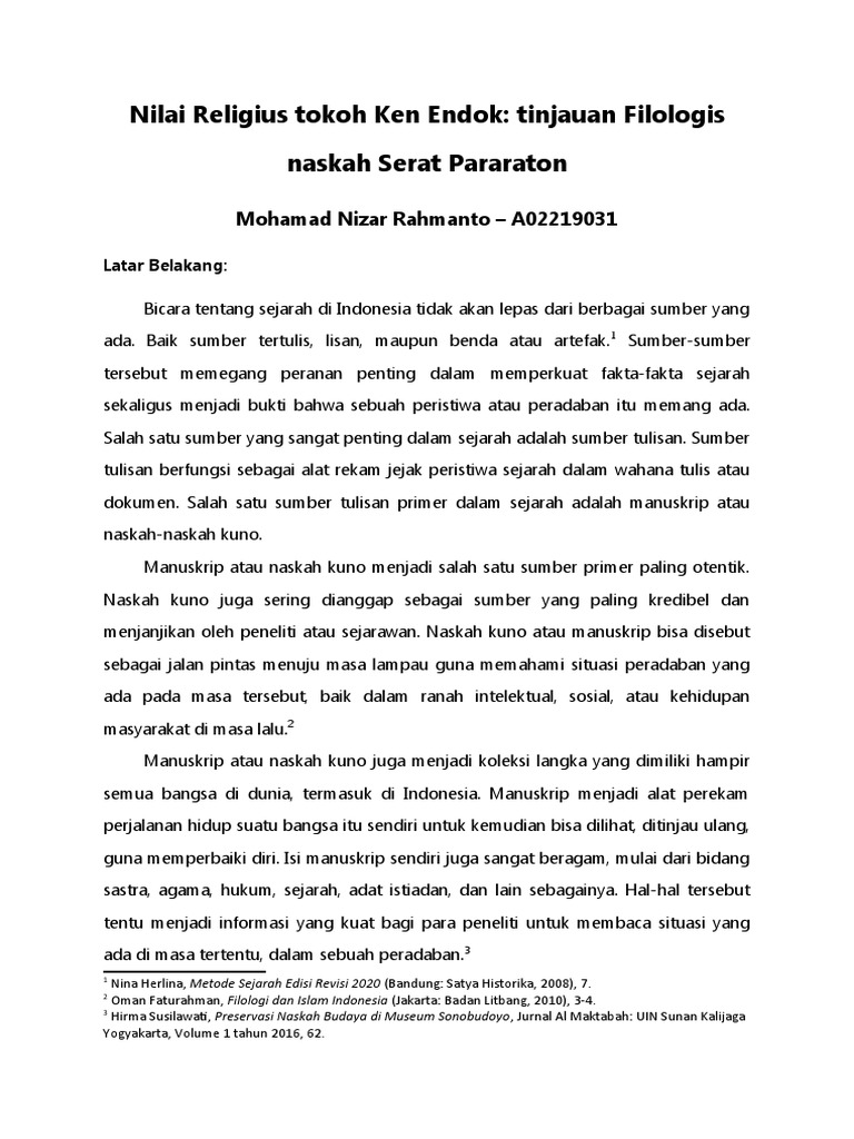 Serat Pararaton | PDF