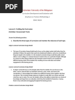 BCAEd - Course Description | PDF | Educational Assessment | Curriculum