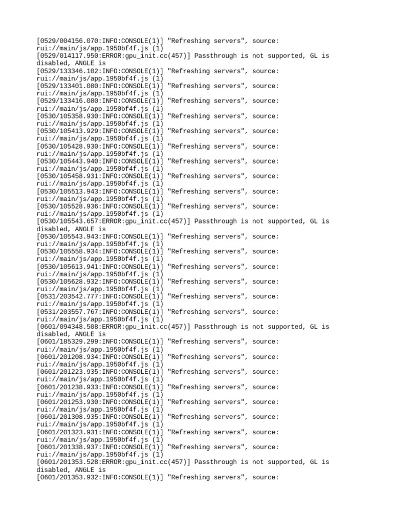 Cef Launcher Logs | PDF | Computing | Software