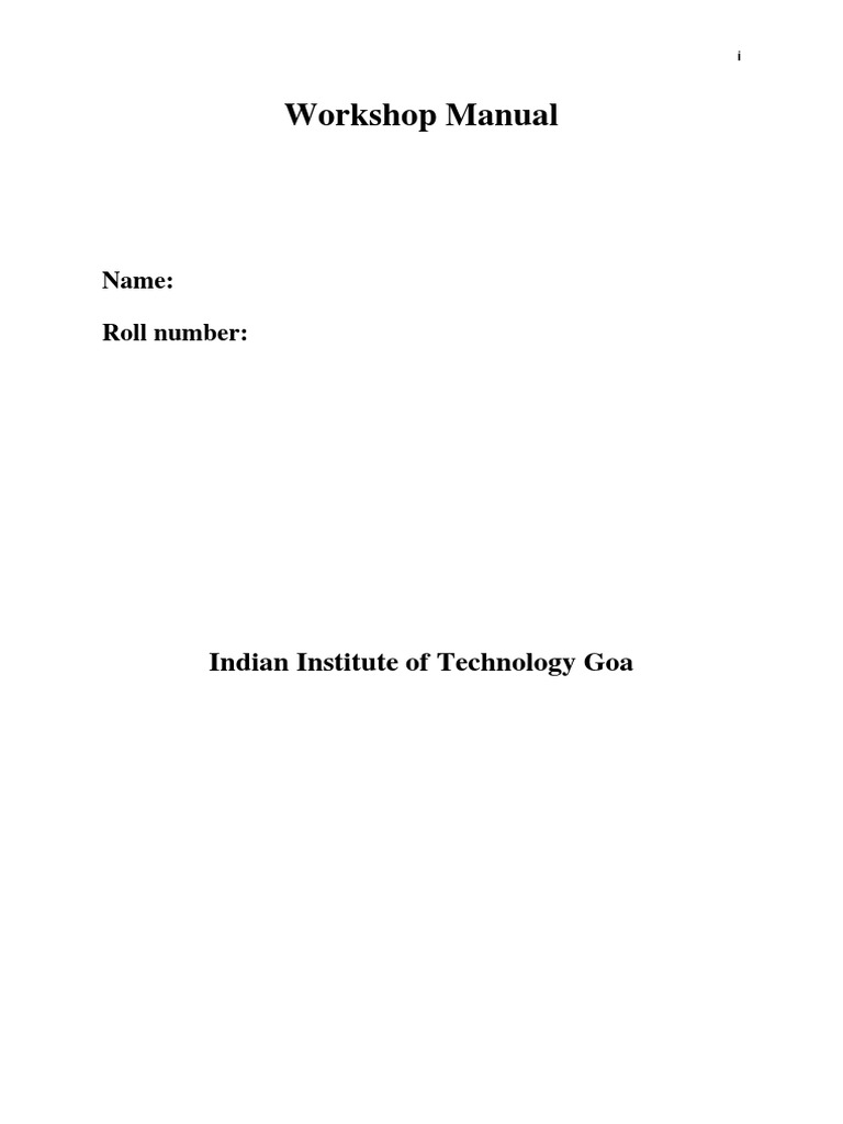 Me115 Manual | PDF | Welding | Construction