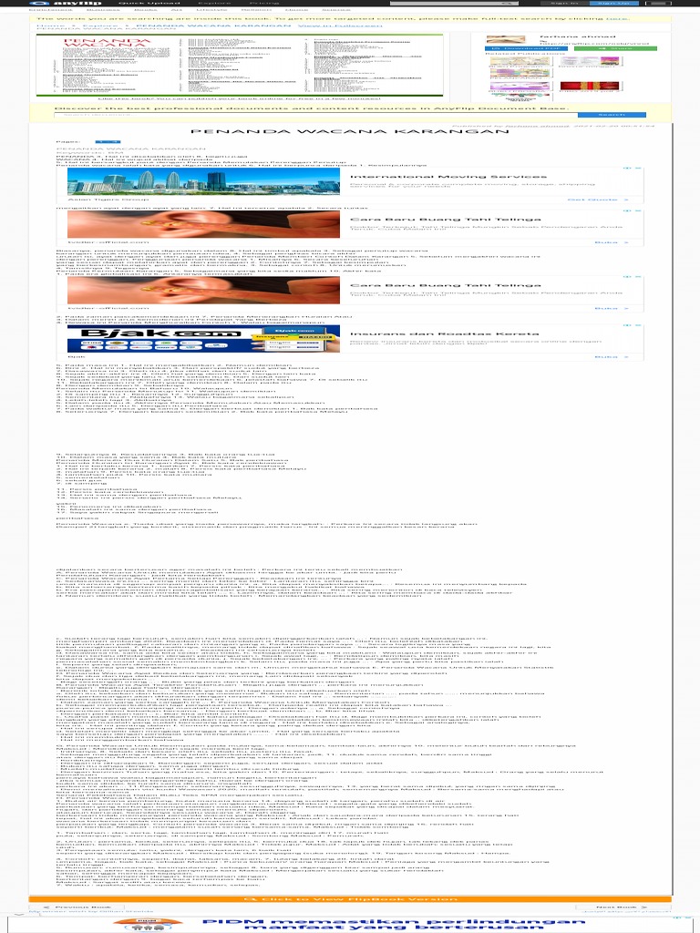 PENANDA WACANA KARANGAN - Membalik Buku Halaman 1-4 AnyFlip | PDF