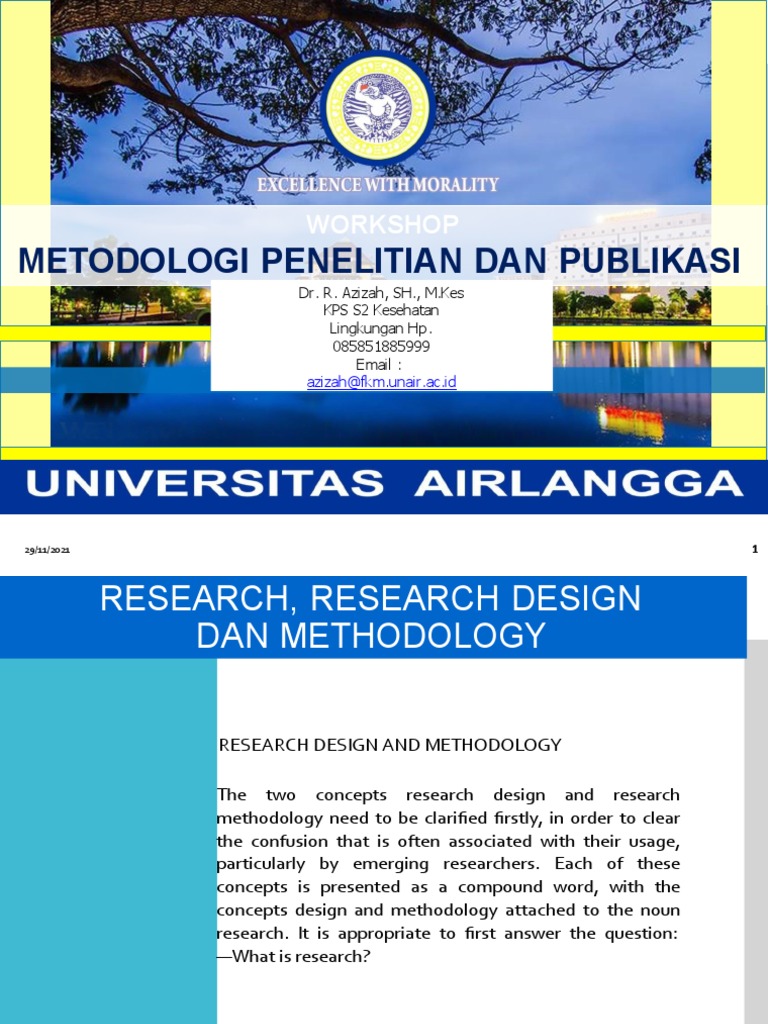 RESEARCH DESIGN AND METHODOLOGY ROADMAP | PDF | Research Design | Experiment