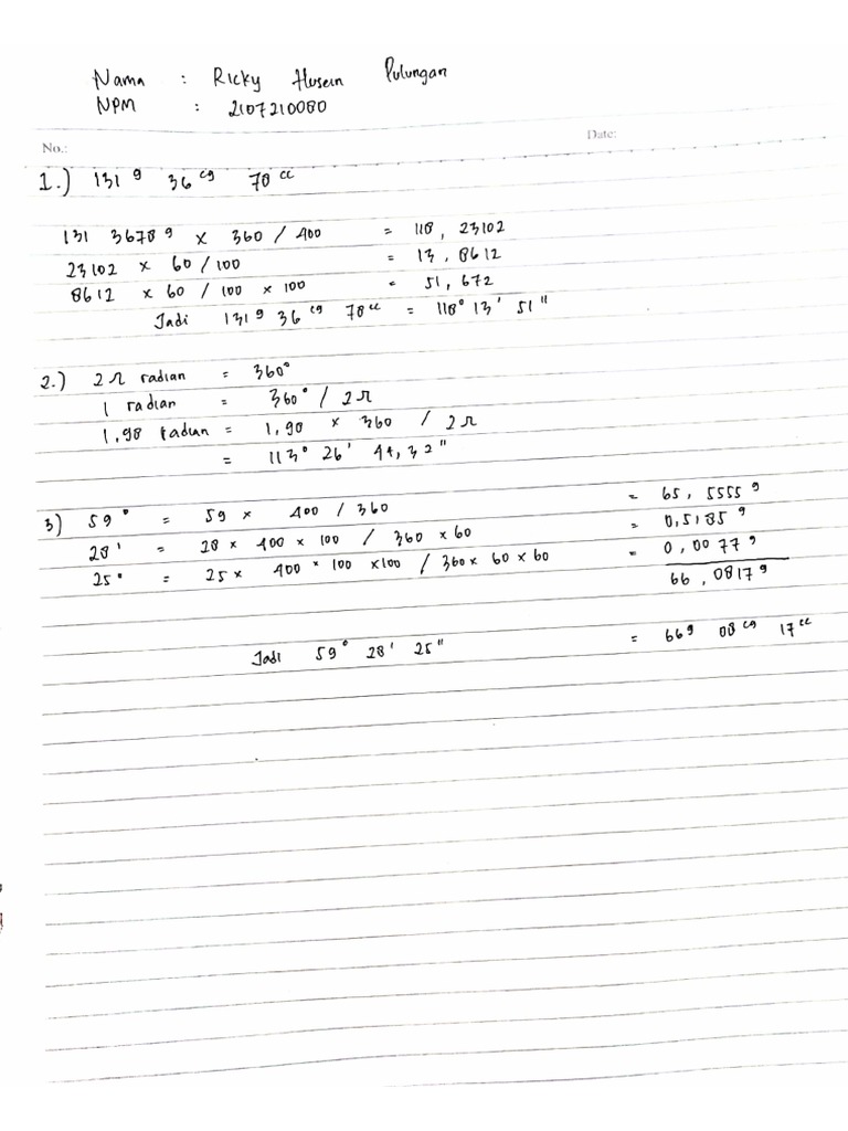 Tugas Geomatika Dasar | PDF