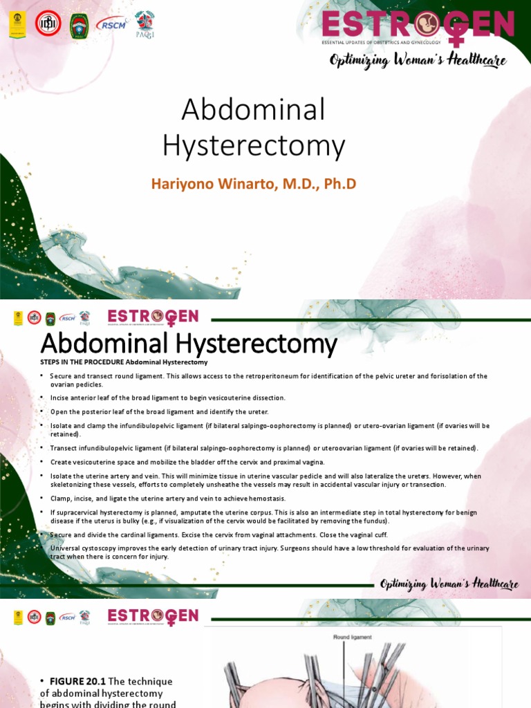 Abdominal Hysterectomy | PDF | Uterus | Medical Specialties