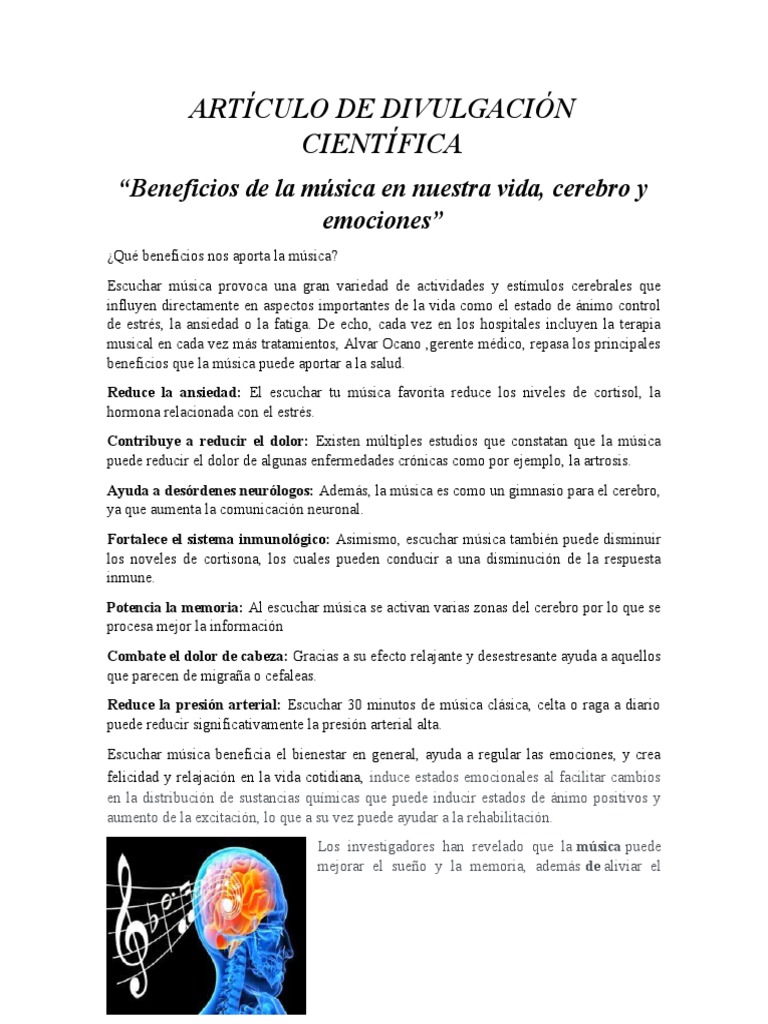 Artículo de Divulgación Científica Lenguaje y Comunicación | PDF