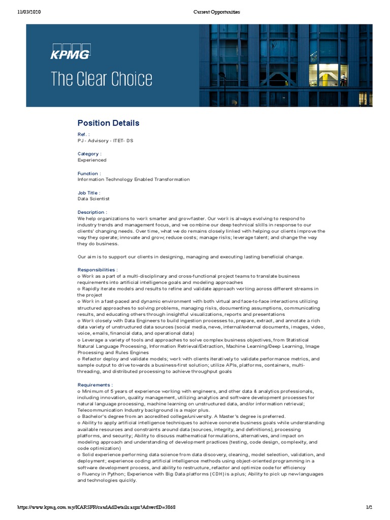 PMG Data Science | PDF