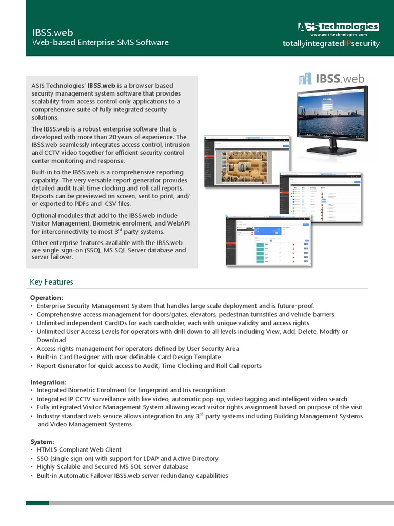 142 - ASIS IBSS - Web Enterprise Security Management System - V1.0a ...