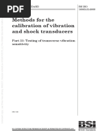 Comprehensive Vibration Standards Overview | PDF | Machines | Calibration