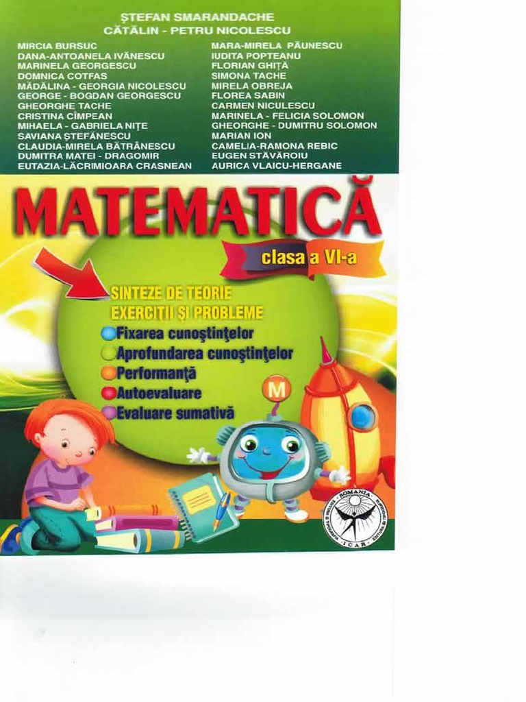 culegere_matematica_VI_icar | PDF