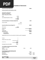 ITR-3 Excel Sheet | PDF | Income Statement | Taxes