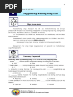 q2 Cot Filipino Week 2 Patinig Katinig | PDF