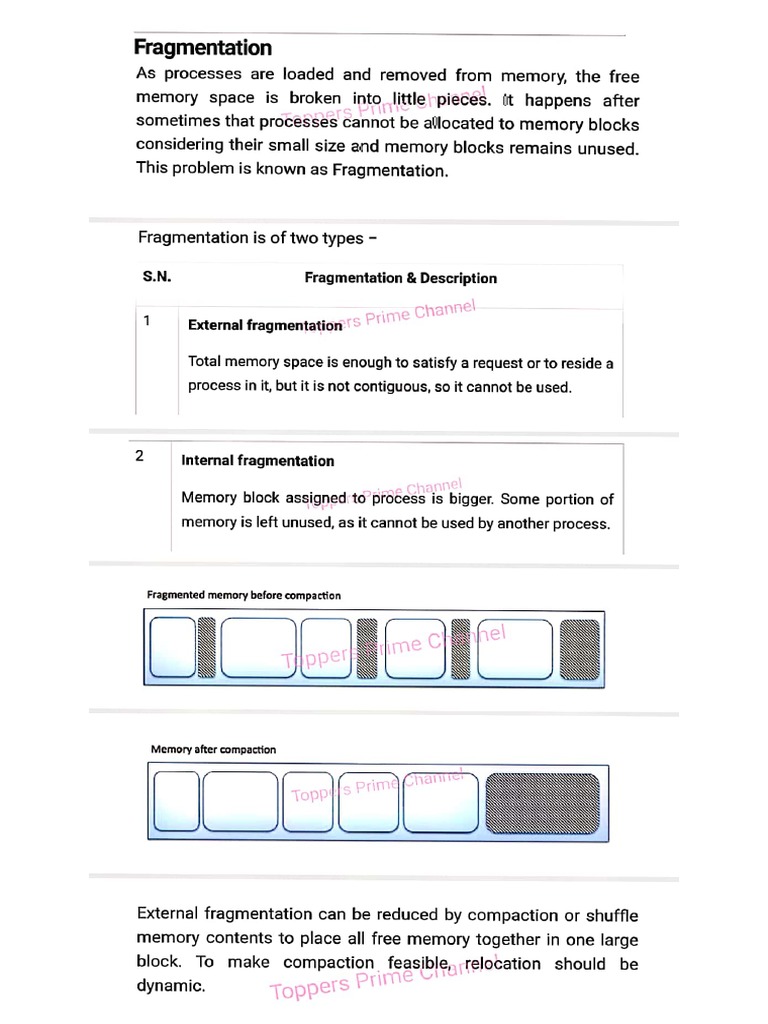 Paging and Segmentation | PDF