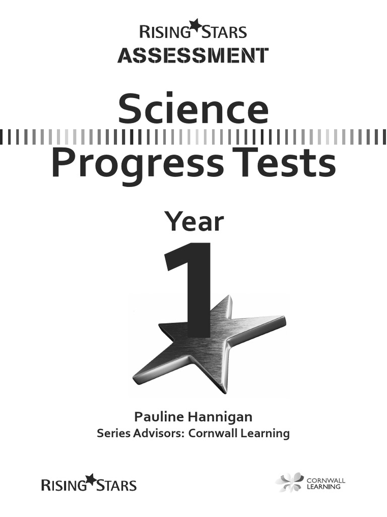 Year 1 Science Progress Tests | PDF