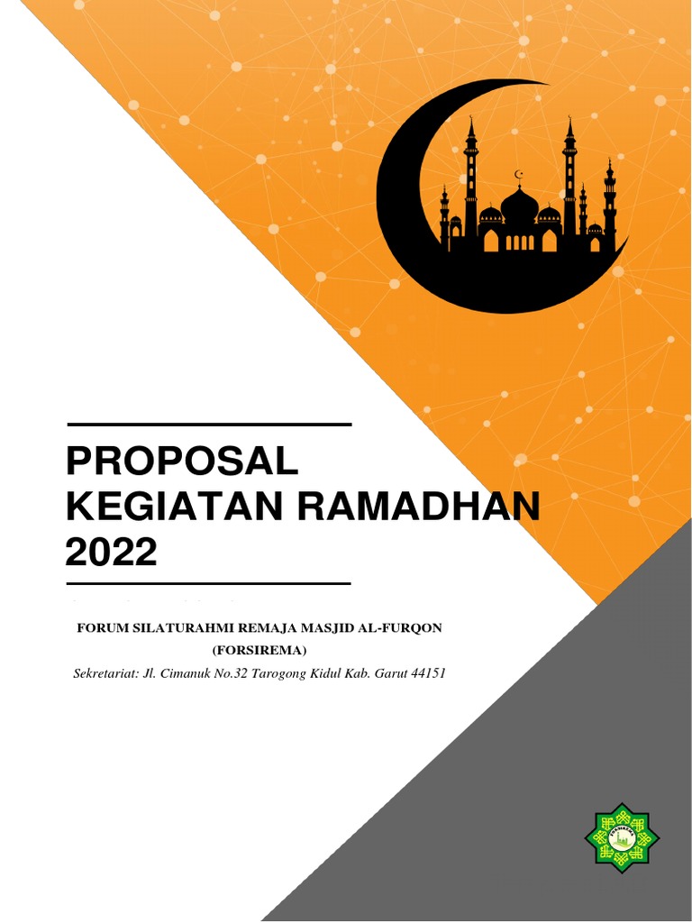 Proposal Kegiatan Ramadhan 2022 | PDF