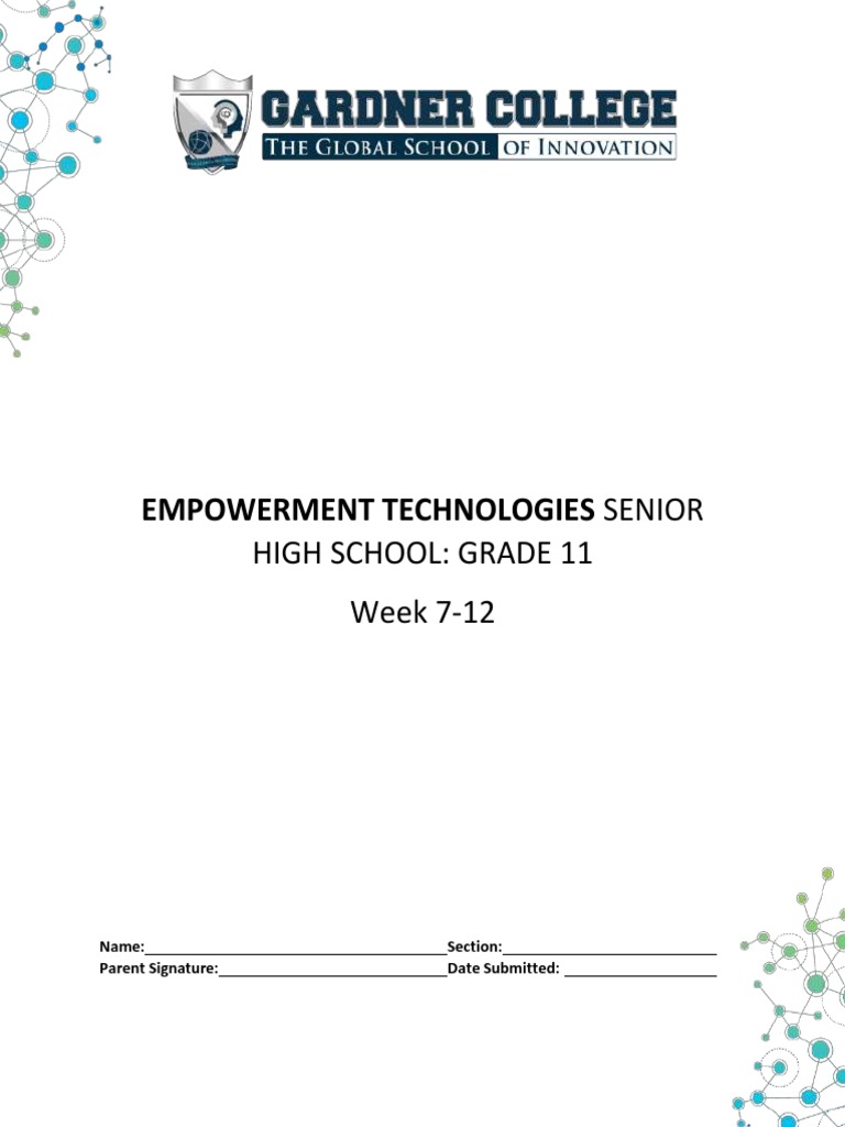 Week 7 - 12 Empowerment Technology | PDF | Hyperlink | Microsoft Excel