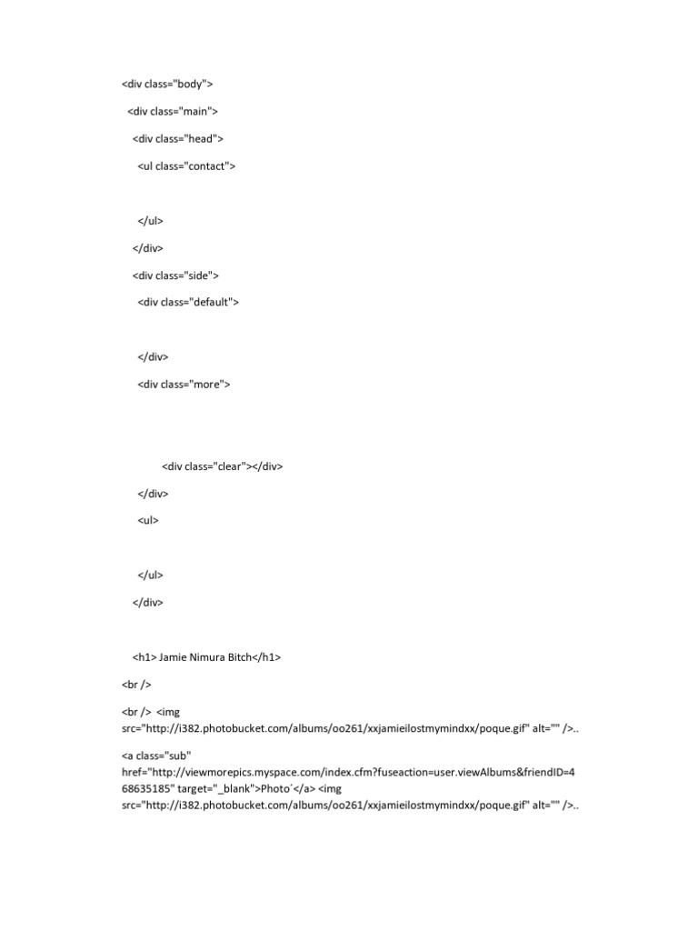 Div Class | PDF