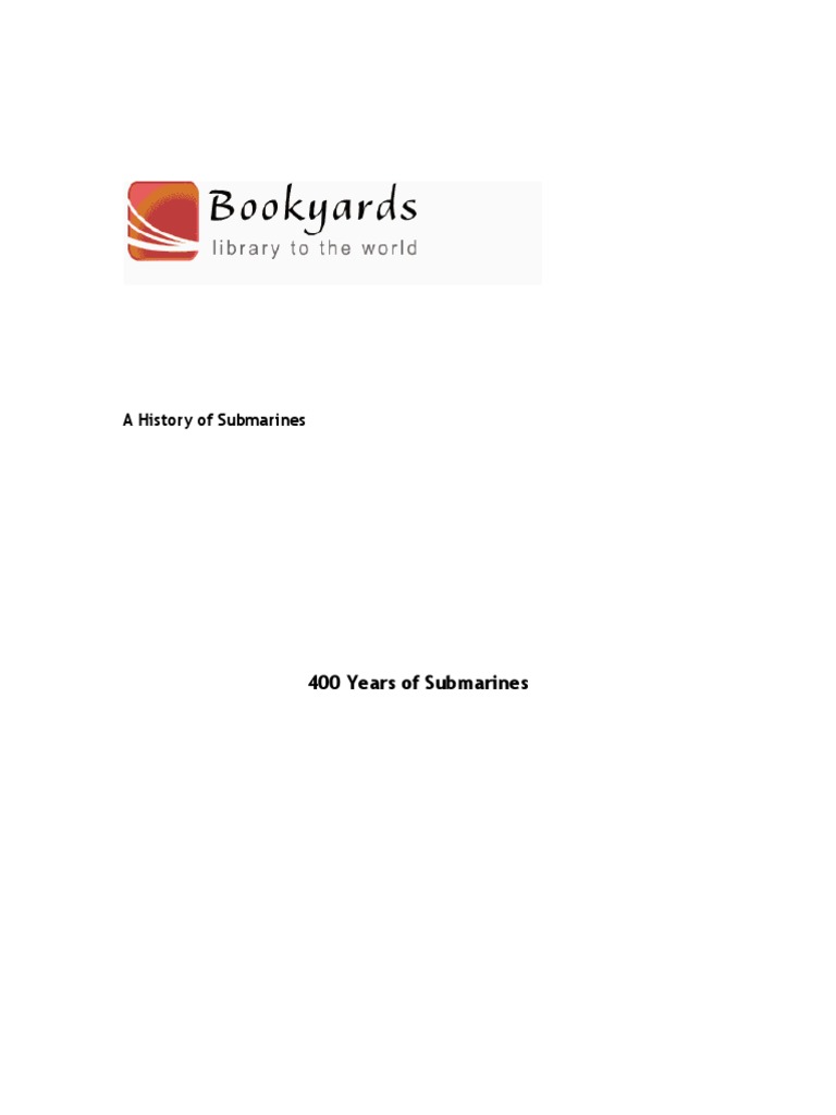 Submarine Innovations Through History | PDF | Submarines | U Boats