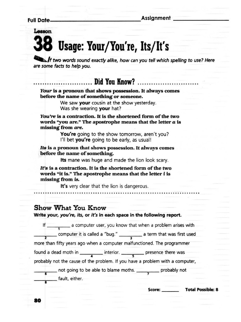 Compressed. English Grammar Book Grade 4 89-160 - Compressed | PDF