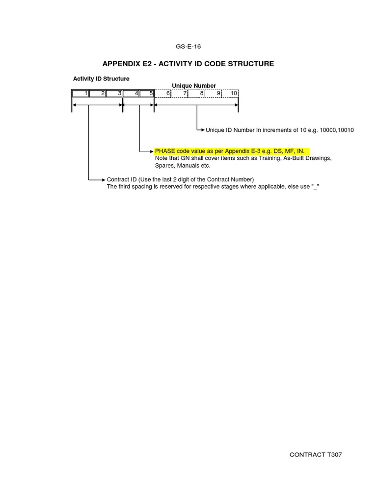 06c. T307 GS Appendix E2.0 | PDF