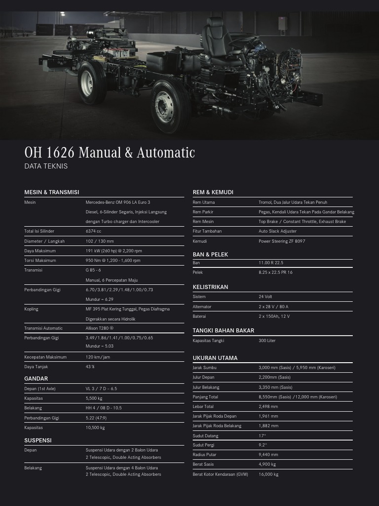 1.3.2 MB Bus OH 1626 | PDF | Car Manufacturers | Motor Vehicle ...